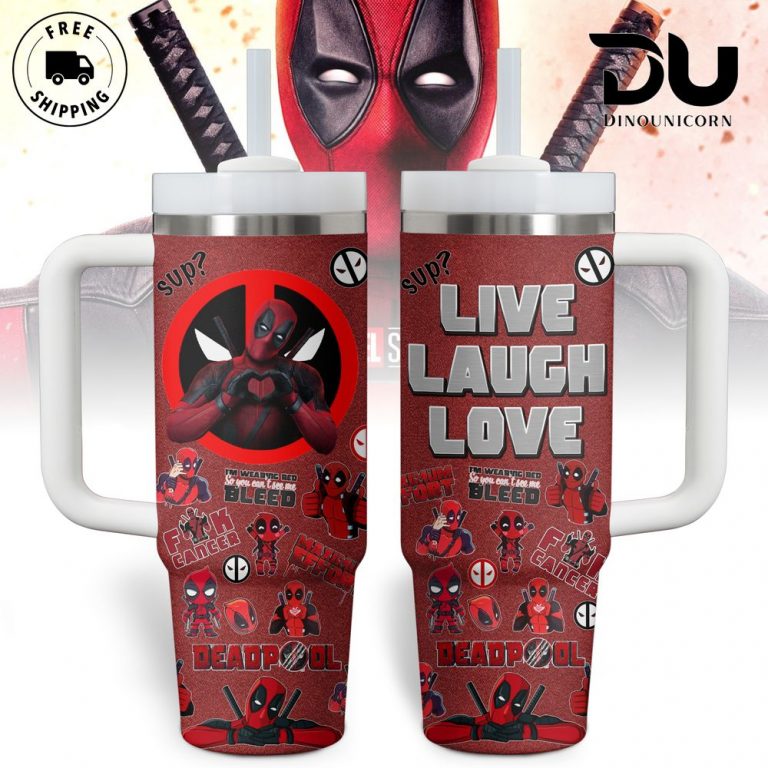 Deadpool Stanley Tumbler Cup - Dinounicorn