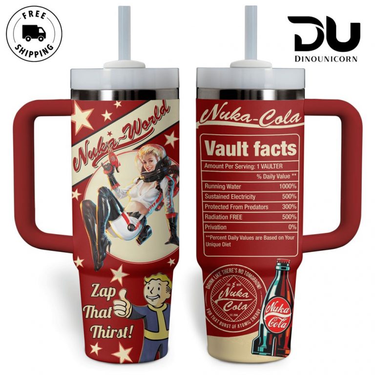 Fallout Nuka-Cola Stanley Tumbler Cup - Dinounicorn