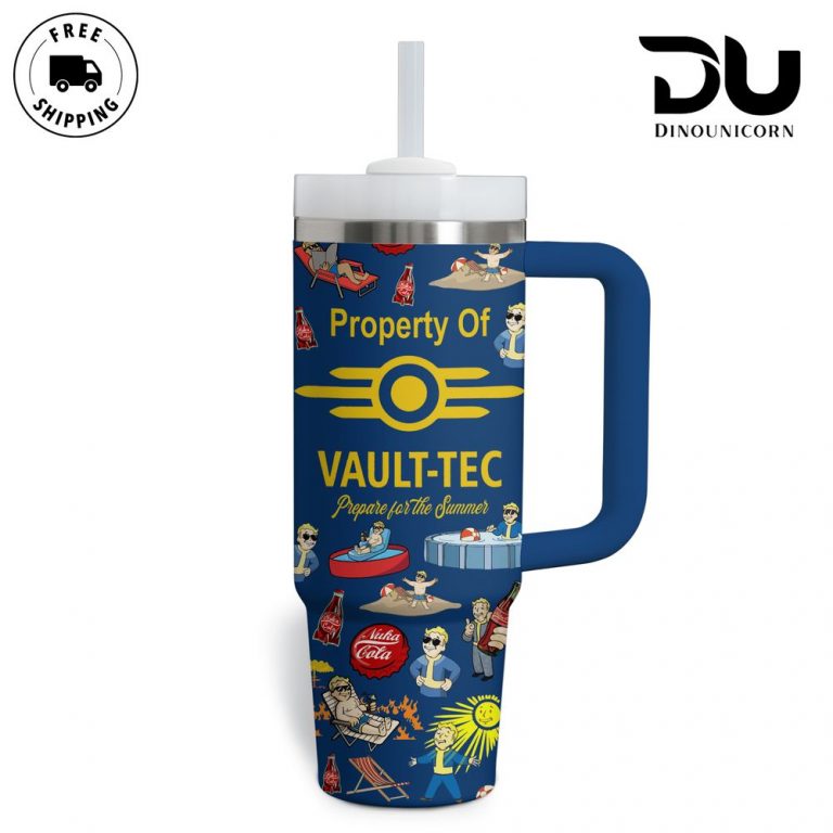 Fallout Vault-Tec Stanley Tumbler Cup - Dinounicorn