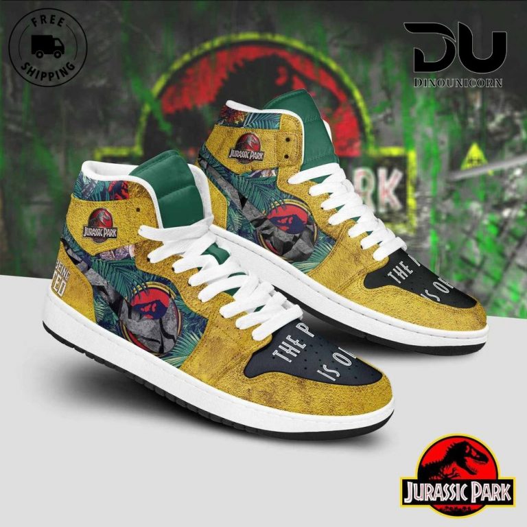 Jurassic Park Air Jordan 1 Premium Shoes - Dinounicorn