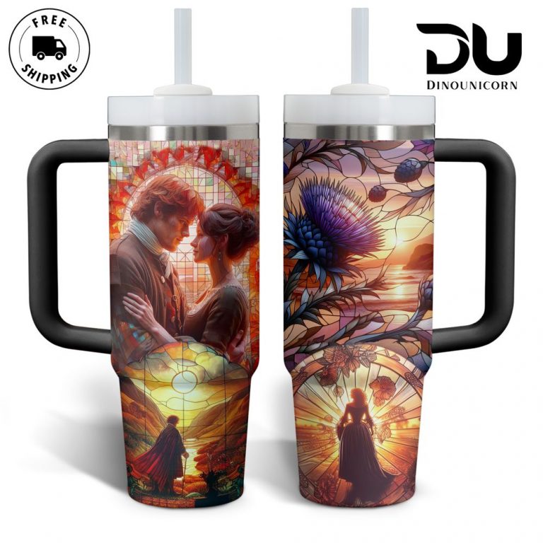 Outlander Stanley Tumbler Cup - Dinounicorn