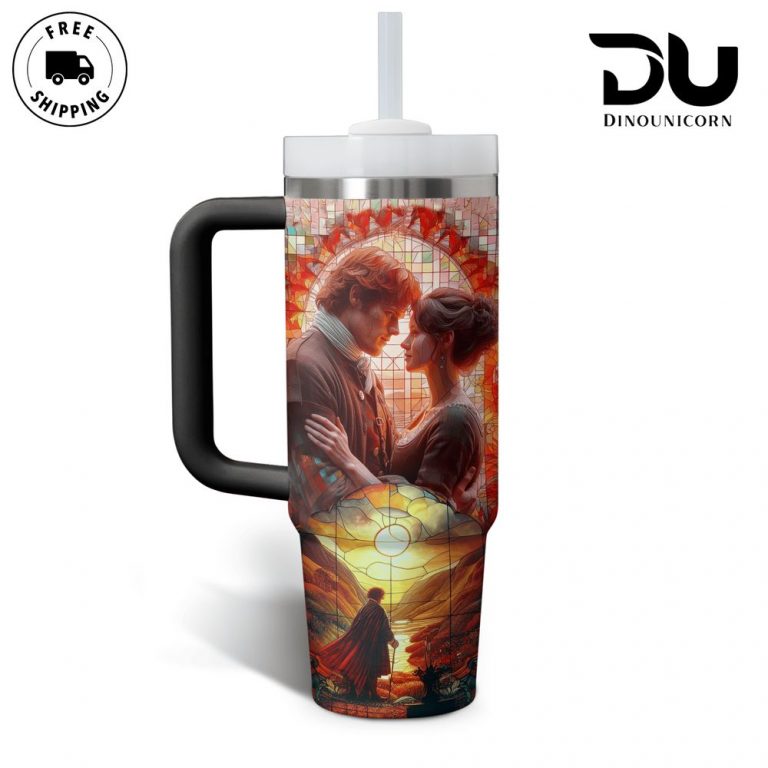 Outlander Stanley Tumbler Cup - Dinounicorn