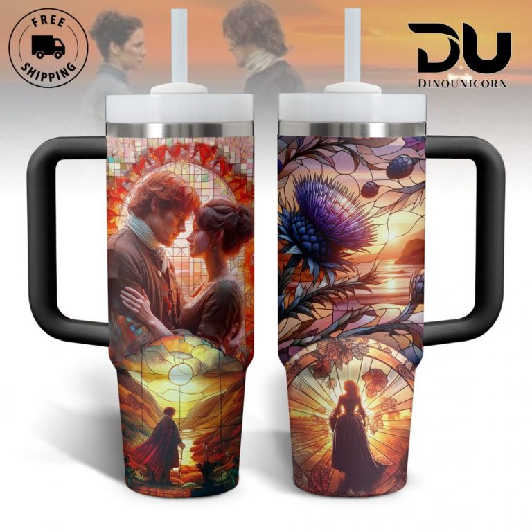 Outlander Stanley Tumbler Cup - Dinounicorn