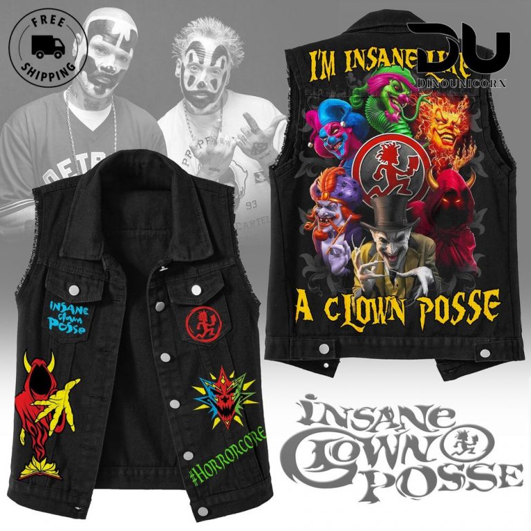 Insane Clown Posse Jump Around Sleeveless Cutoff Jacket - Dinounicorn
