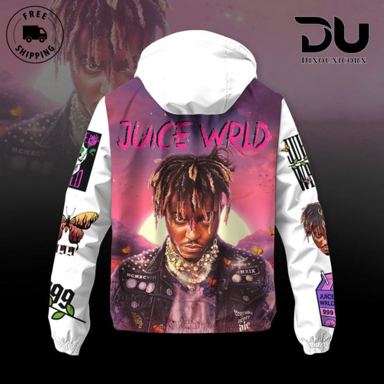 Juice Wrld 999 Windbreaker Outdoor Jacket - Dinounicorn