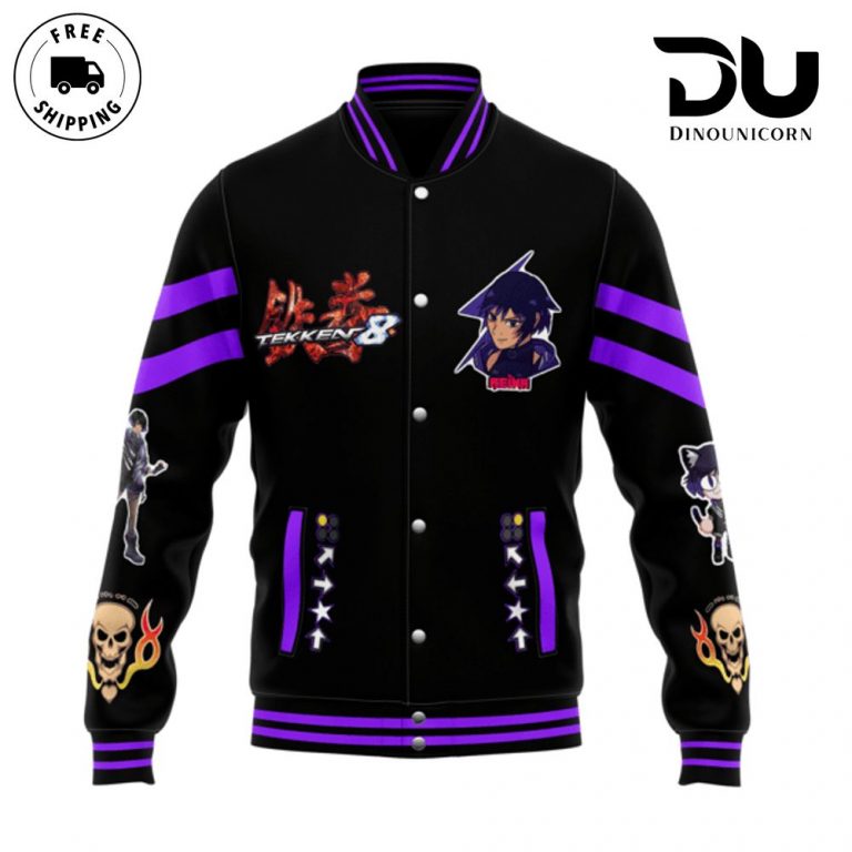 Tekken 8 Baseball Jacket - Dinounicorn