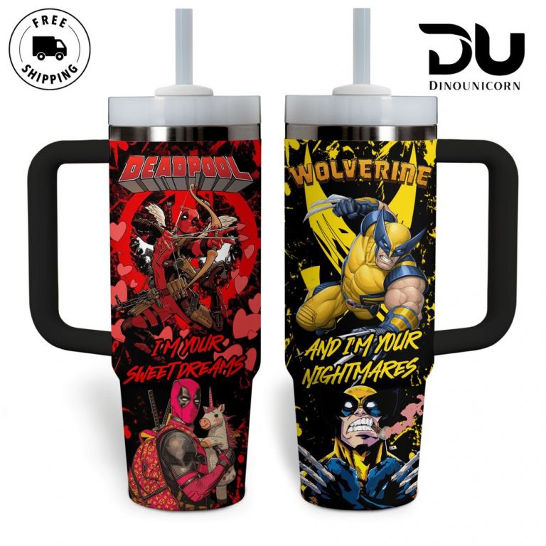 Deadpool Wolverine Stanley Tumbler Cup | Limited Edition Marvel ...