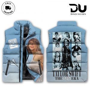 Taylor Swift Sleeveless Puffer Jacket - Dinounicorn