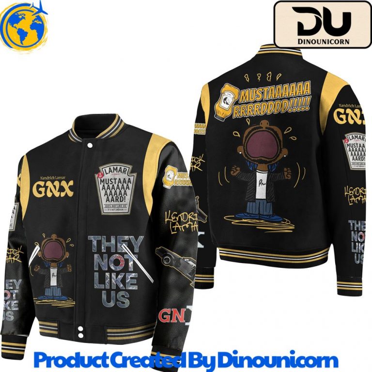 Kendrick Lamar GNX Baseball Jacket - Dinounicorn