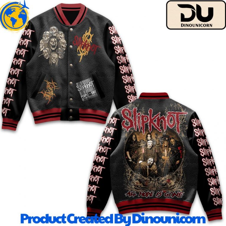 Slipknot Baseball Jacket - Dinounicorn