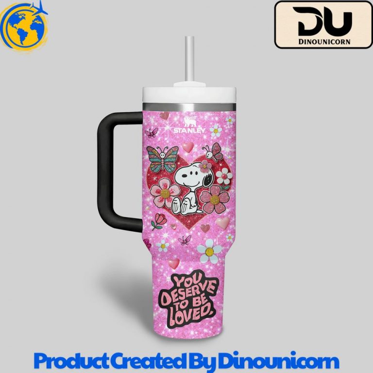 Snoopy Stanley Tumbler Cup - Dinounicorn